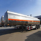 3 Axle 46000L Aluminum Tanker Trailer Anti Corrosion Petroleum